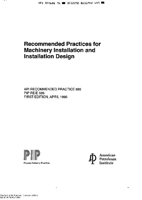 Image result for API 686 Installation