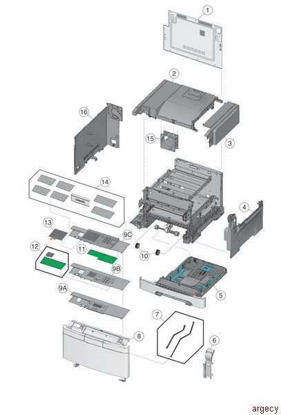Image result for Lexmark CS510 Back Side