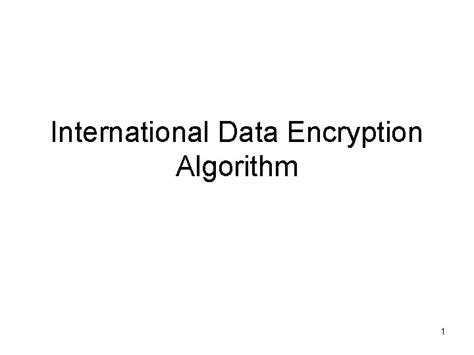 Image result for International Data Encryption Algorithm