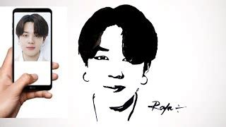 Image result for Jimin Drawing Tutorial