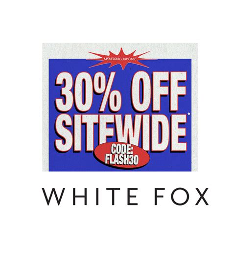 Image result for White Fox Discount Code