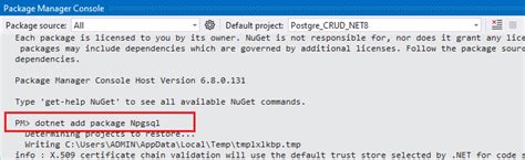 Image result for PostgreSQL Npgsql