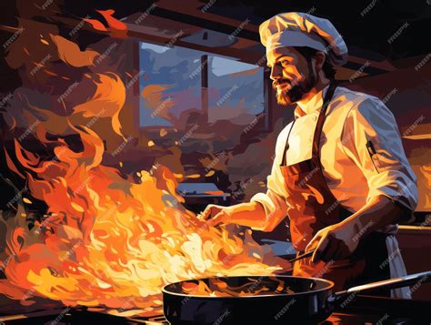 Image result for Chef with Cooking Pan