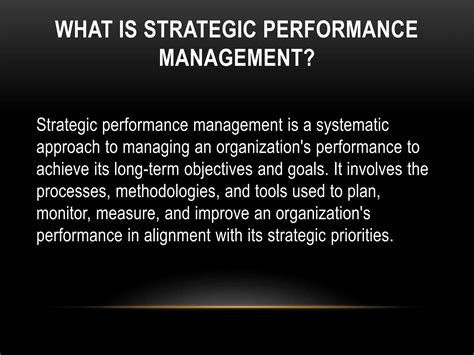 Image result for Strategic Performance Management