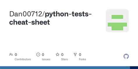 Image result for Python Test Cheat Sheet