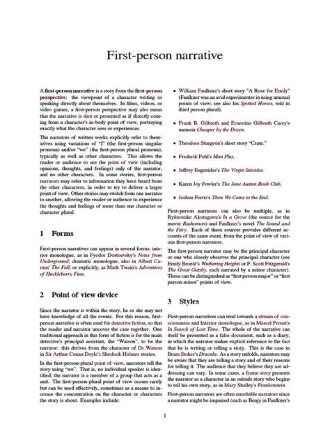 Image result for Examples of a First Person Script