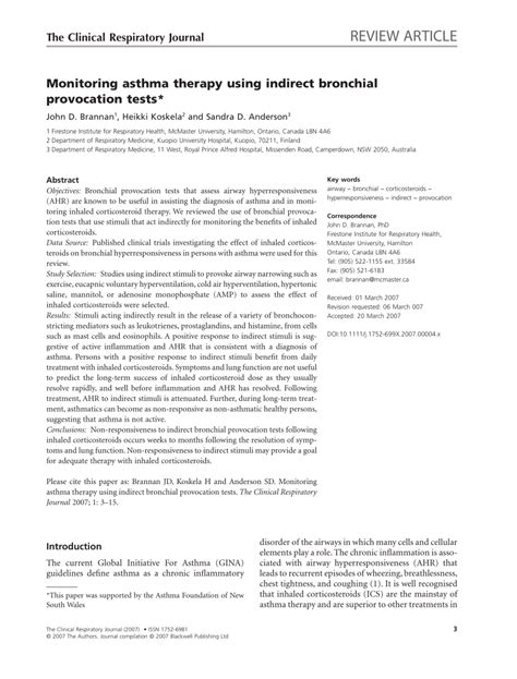 Image result for Bronchial Challenge Test Procedure