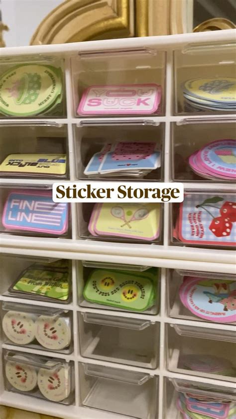 Image result for Sticker Storage Drawers