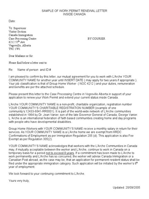 Image result for Work Permit Letter Sample