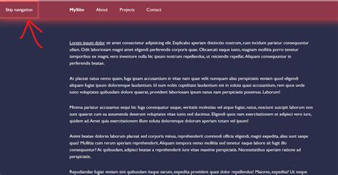 Image result for Skip Navigation Button