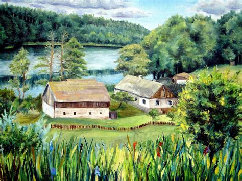 Oil painting (landscapes) on Behance