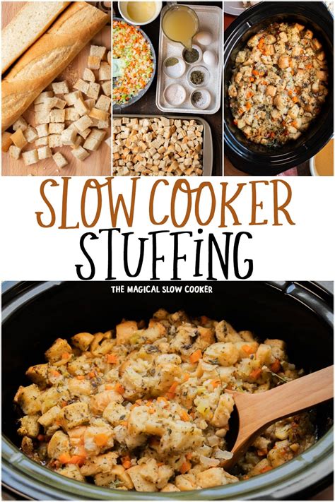 Image result for Cooking Stuffing in Slow Cooker