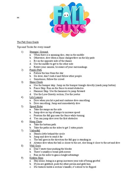 Image result for Fall Guys Guide Movie