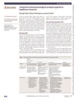 Image result for Interpretive Phenomenological Analysis Method