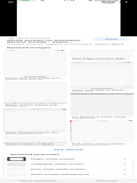 Image result for Google Loading White Screen