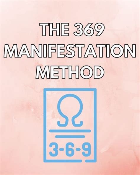 Image result for 369 Manifestation Method Example