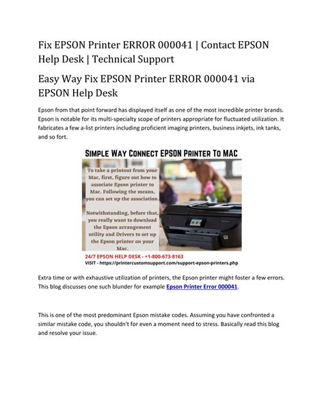 Image result for Epson Printer Error