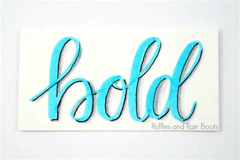 Image result for Shadow Lettering Tutorial Lowercase