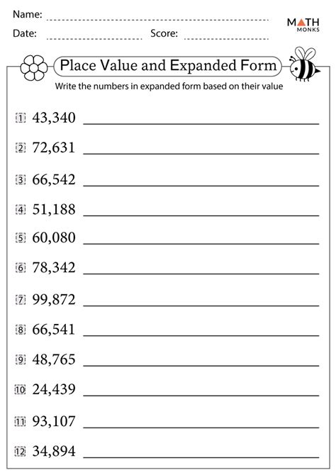 Image result for Math Place Value Worksheets