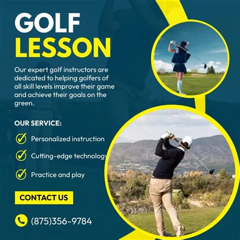 Image result for Golf Lesson Advertising
