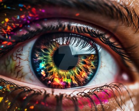 Image result for Colorful Abstract Eye Pattern
