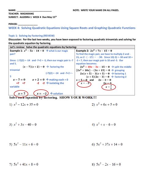 Image result for Solving Using Square Roots