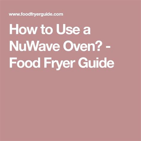 Image result for NuWave Cooking Chart PDF