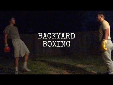 Image result for Backyard Boxing