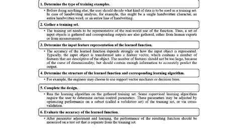 Image result for Supervised Learning Steps