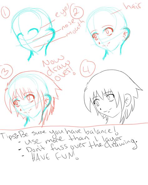 Image result for Anime Head Tutorial