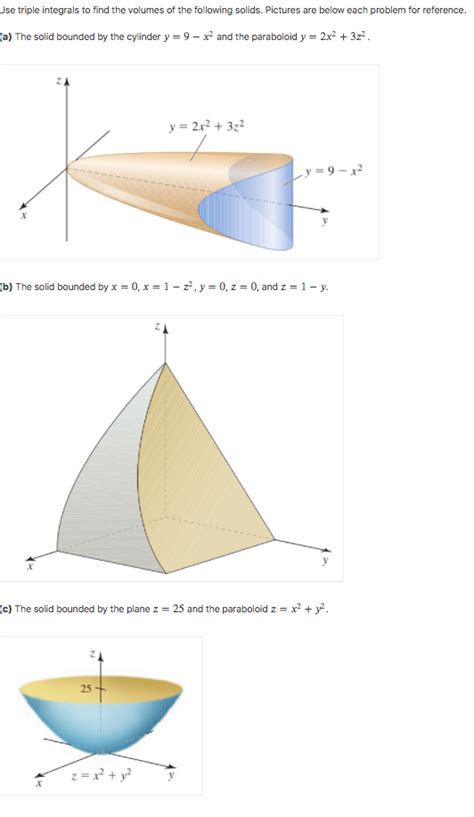 Image result for Finding the Volume of Parabloid Using Triple Integrals