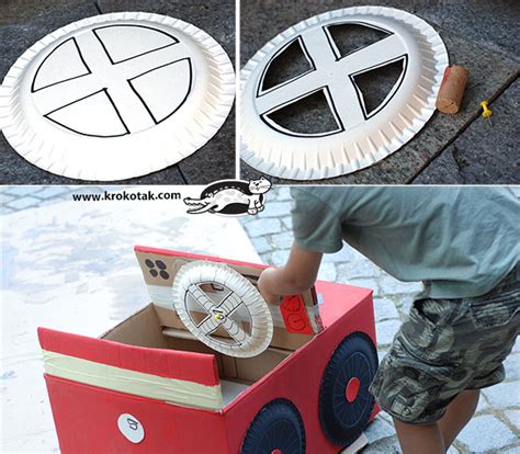 krokotak | DIY Cardboard Box Car