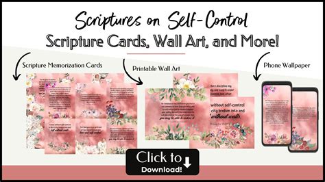 Image result for Scriptures On Self-Control