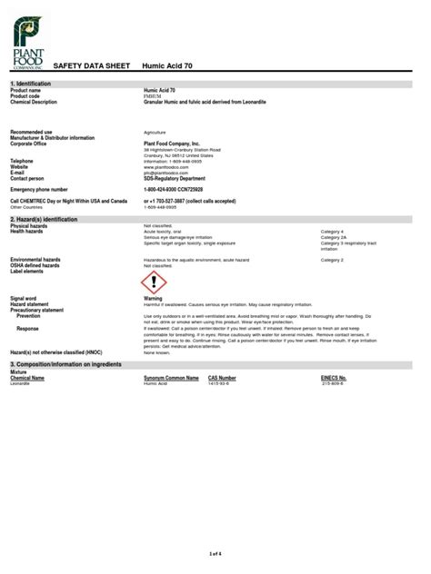 Image result for Humic Acid Label