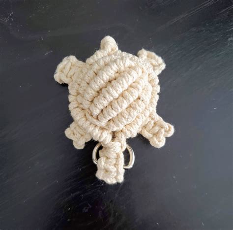 Image result for Macrame Turtle Keychain