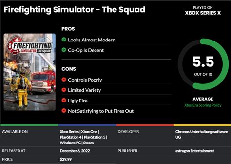 Image result for Firefighting Simulator the Squad Review