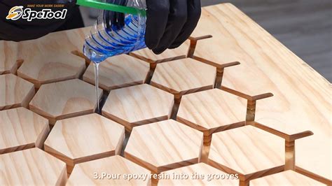 Image result for Using Router On Epoxy Table