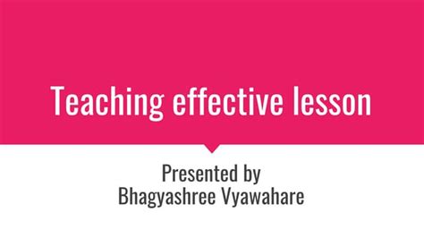 Image result for Teaching a Lesson Lesson