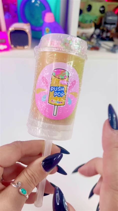 Push Pop Slime!! Absolutely amazing! #slime #asmr #pushpop #slimeasmr # ...