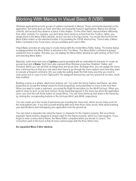 Image result for Visual Basic .Net with Menus