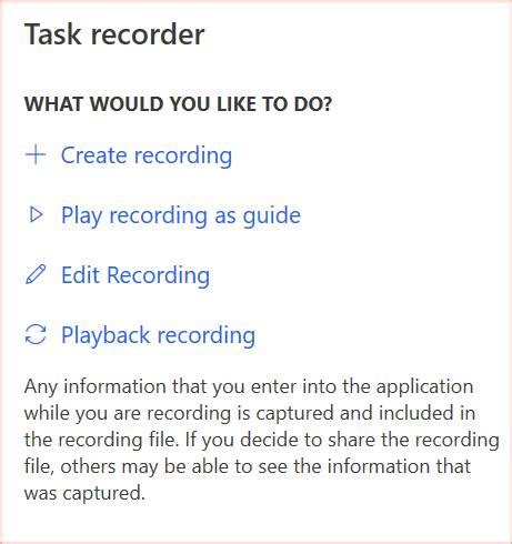 Image result for Task Recorder PC
