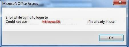 Image result for Error the File Is Already in Use