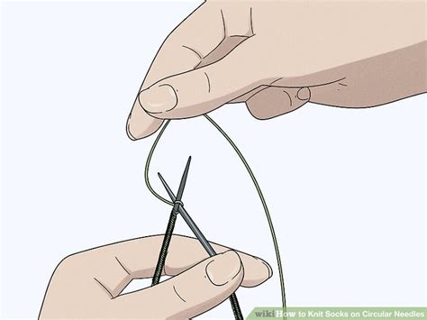 Image result for Knitting Socks Using Circular Needles