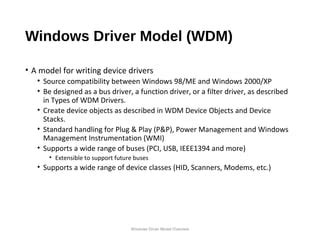 Image result for Windows Driver Model