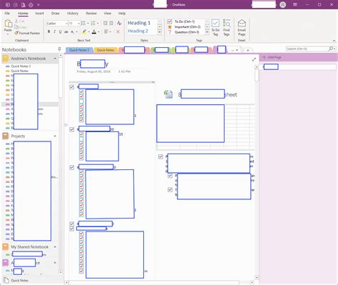 Image result for Change OneNote Layout