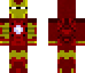 Image result for Iron Man Minecraft Java Skin