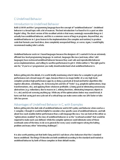 Image result for Undefined Behavior Computer