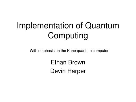 Image result for Quantum Computing Implementation