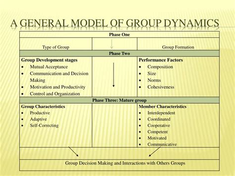 Image result for Group Dynamics Model