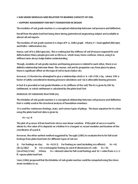 Image result for Subgrade Stiffness Modulus Calculation